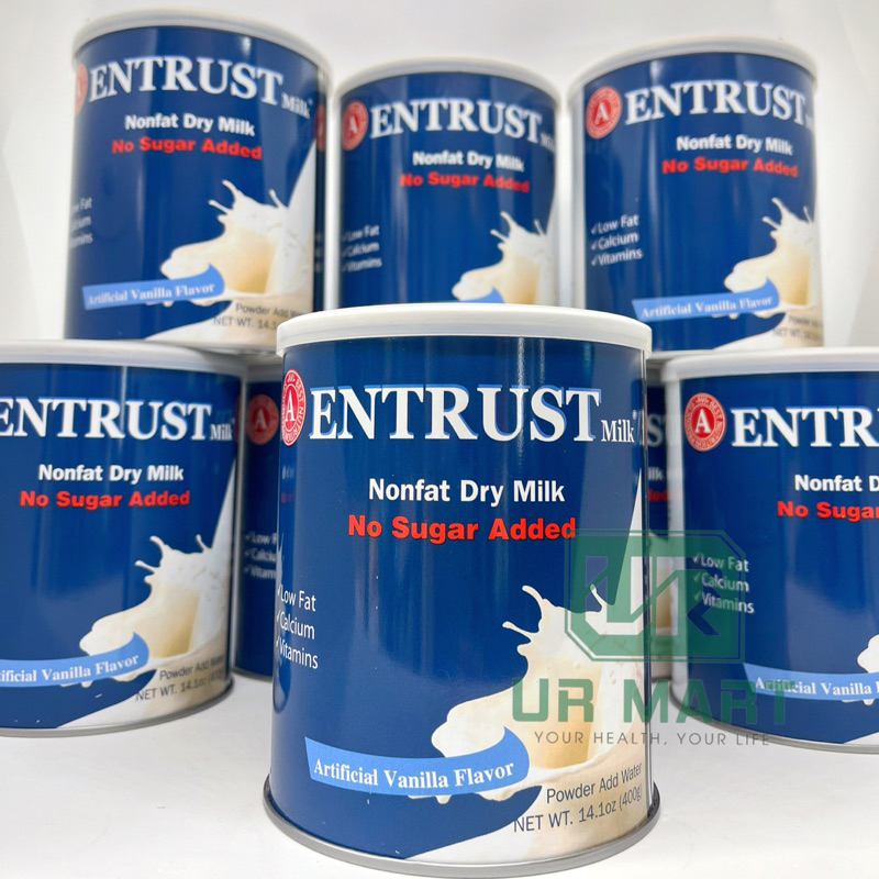 ( NHẬP KHẨU MỸ - DATE 06/2026 ) SỮA ENTRUST DÀNH CHO NGƯỜI TIỂU ĐƯỜNG ENTRUST MILK 400G | Shopee ...