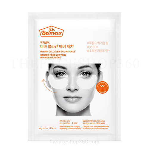 Mặt Nạ Mắt Hydrogel giảm quầng thâm và nếp nhăn - Dr. Belmeur Derma ...