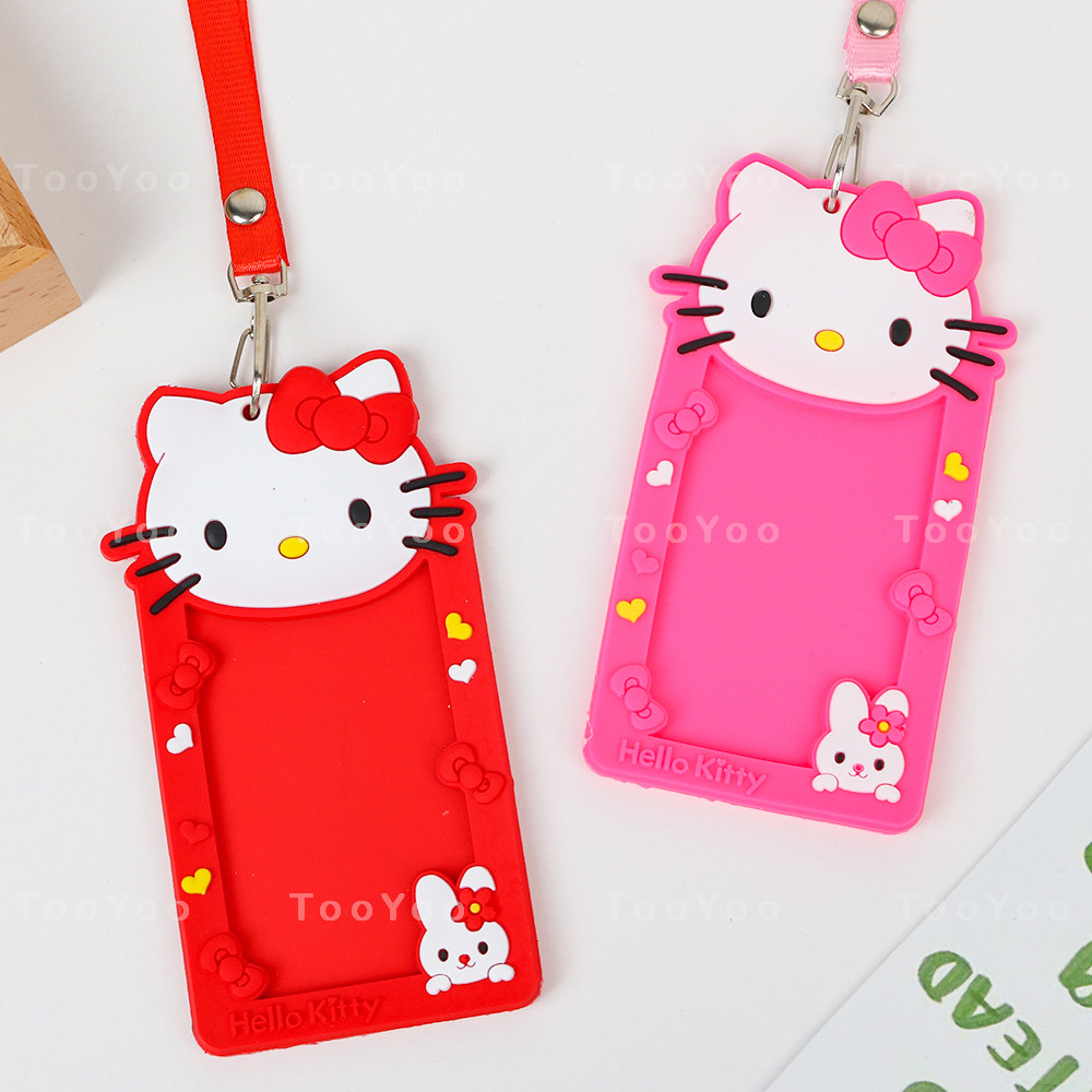 Dây đeo thẻ học sinh, sinh viên, nhân viên hình Hello Kitty dễ thương ...