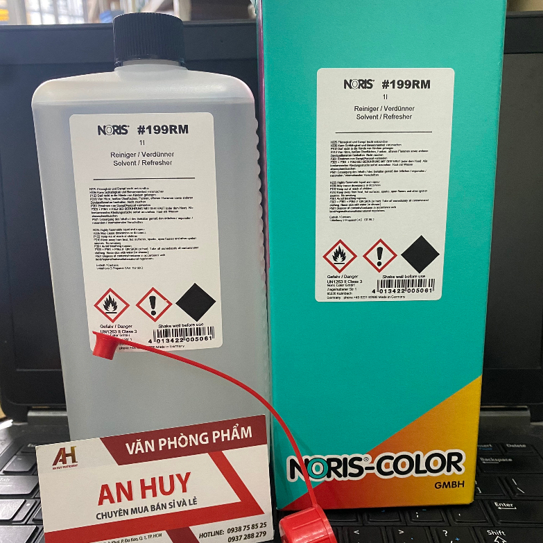 Dung môi pha mực dấu Noris 199RM Cleaning Solution Solvent 1Lit ...