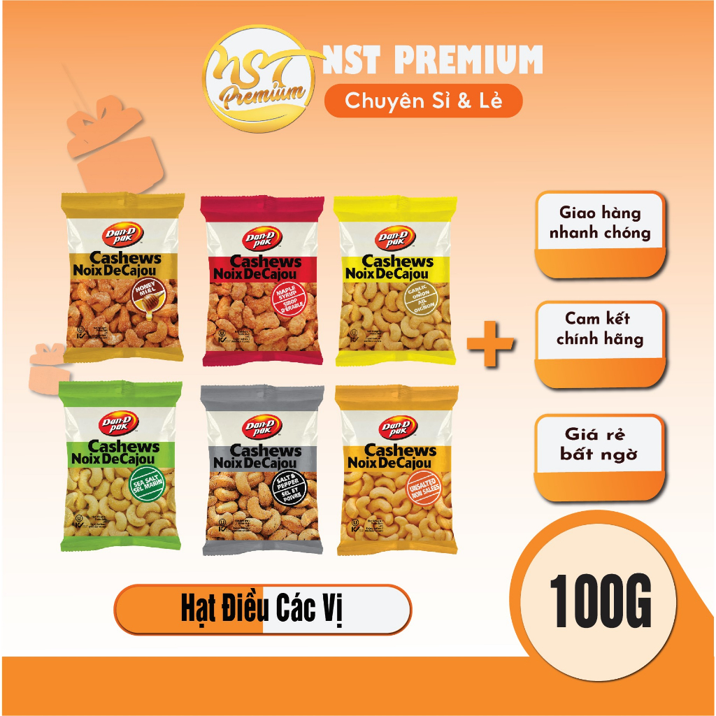 Hạt Điều 100g Dan D Pak | Shopee Việt Nam