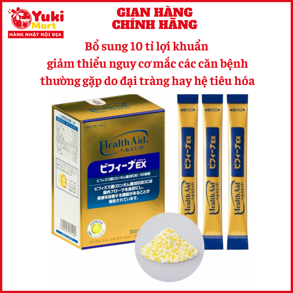 Men vi sinh Health Aid Bifina EX Nhật Bản bổ sung 10 tỉ lợi khuẩn ...