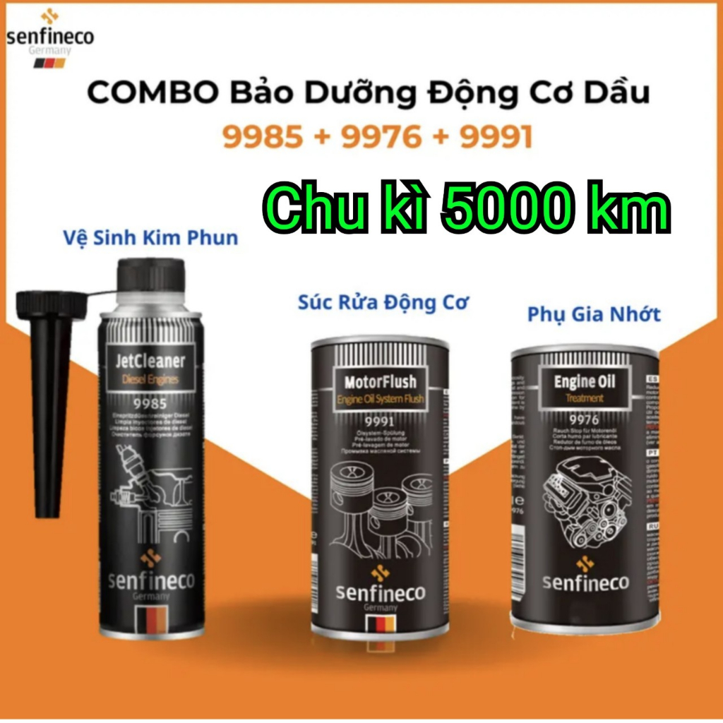 MÁY DẦU) Combo bảo dưỡng định kì Senfineco 9985/9976/9991, bảo dưỡng ...