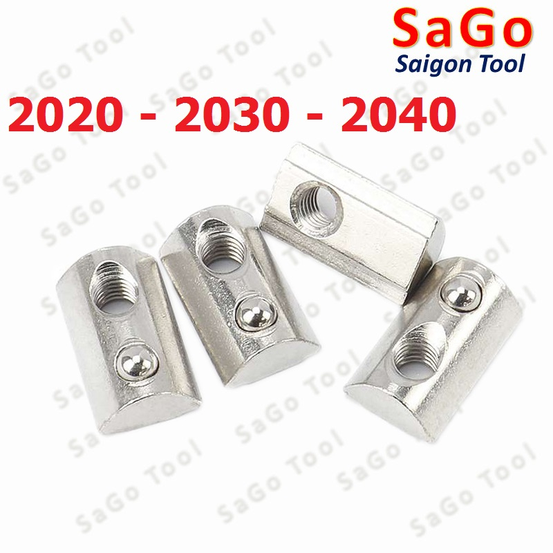 Tán chữ T bi, con trượt bi cho nhôm định hình 2020 3030 4040 | Shopee Việt Nam
