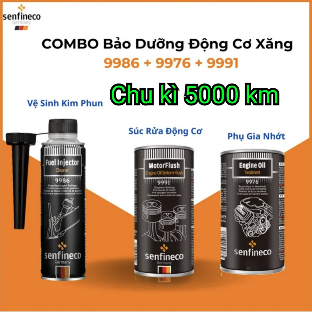 ( MÁY XĂNG) Combo bảo dưỡng định kì Senfineco 9986/9976/9991 dành cho ...