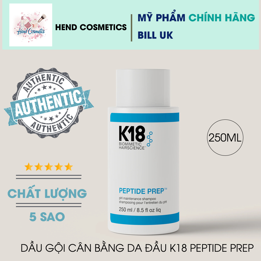 Dầu gội cân bằng da đầu K18 Peptide Prep Cleansing pH Maintenance Shampoo 250ml | Shopee Việt Nam