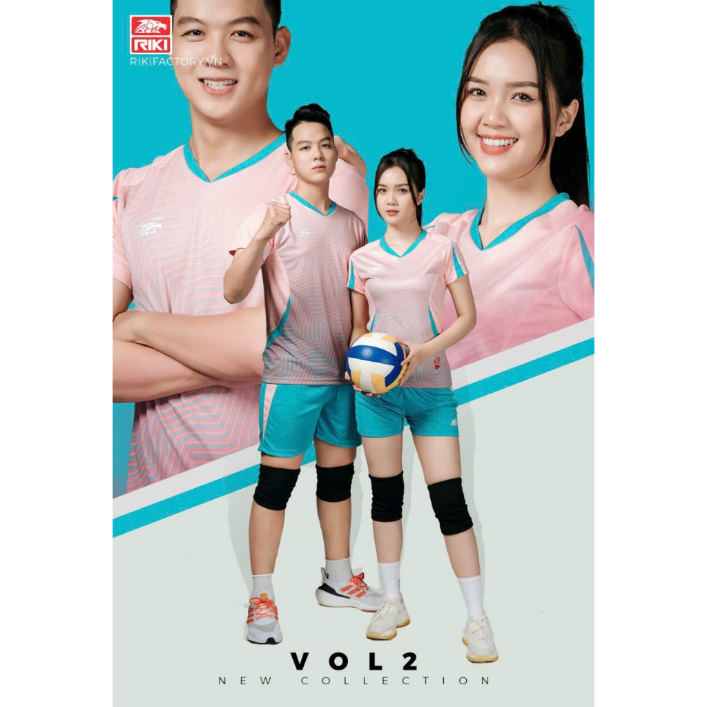 Bộ Quần Áo Bóng Chuyền Riki Vol 2- Chất Vải Bền Bỉ - Kháng Khuẩn - Thoáng Khí | Shopee Việt Nam