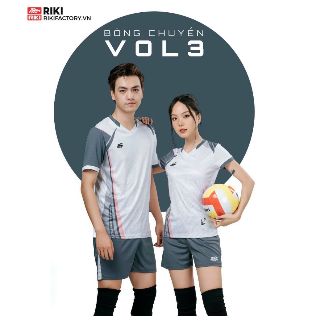 Bộ Quần Áo Bóng Chuyền Riki Vol 3- Chất Vải Bền Bỉ - Kháng Khuẩn ...