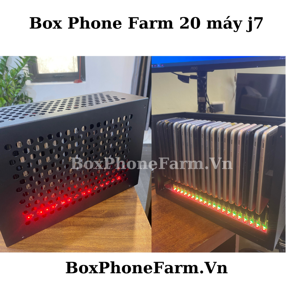 Box Phone Farm Có Sẵn 20 máy J7 | Shopee Việt Nam