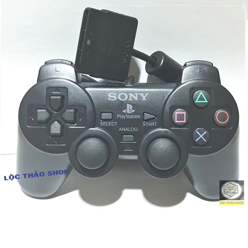 Tay cầm PS2 Combo Tay game PS2 PS1 kèm dây AV | Shopee Việt Nam