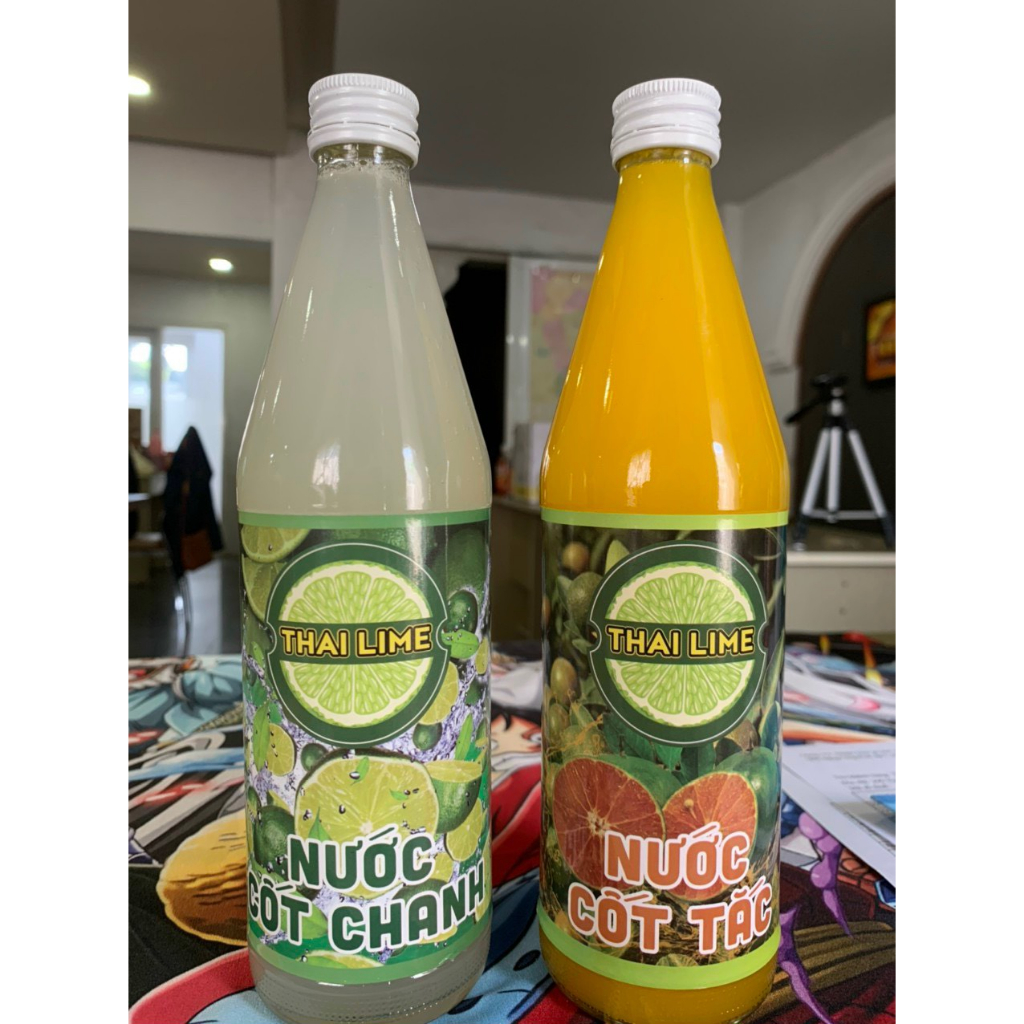 (Chai nhựa) Nước Cốt Chanh / Cốt Tắc Thai Lime Chai 500ml | Shopee Việt Nam