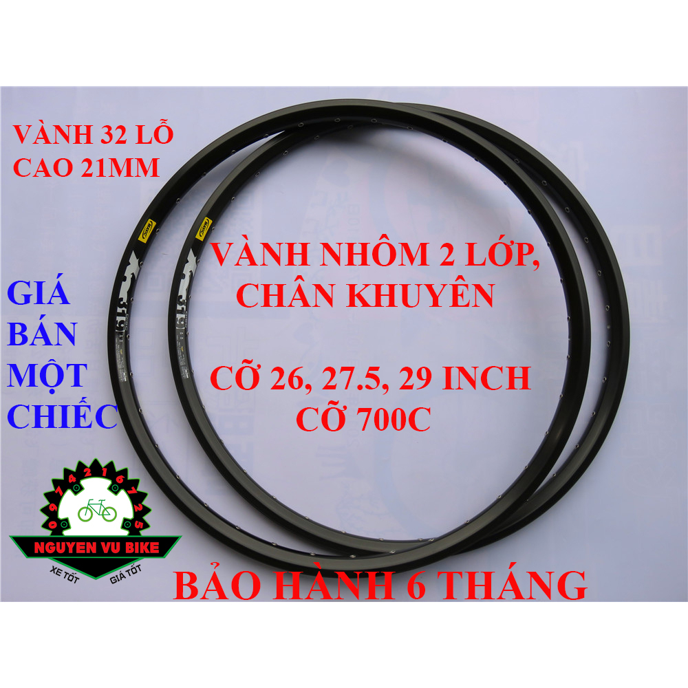 Vành xe đạp Mavic 319 các cỡ 26, 27.5, 29 inch, 700c 32 lỗ chất lượng cao, chân khuyên | Shopee ...