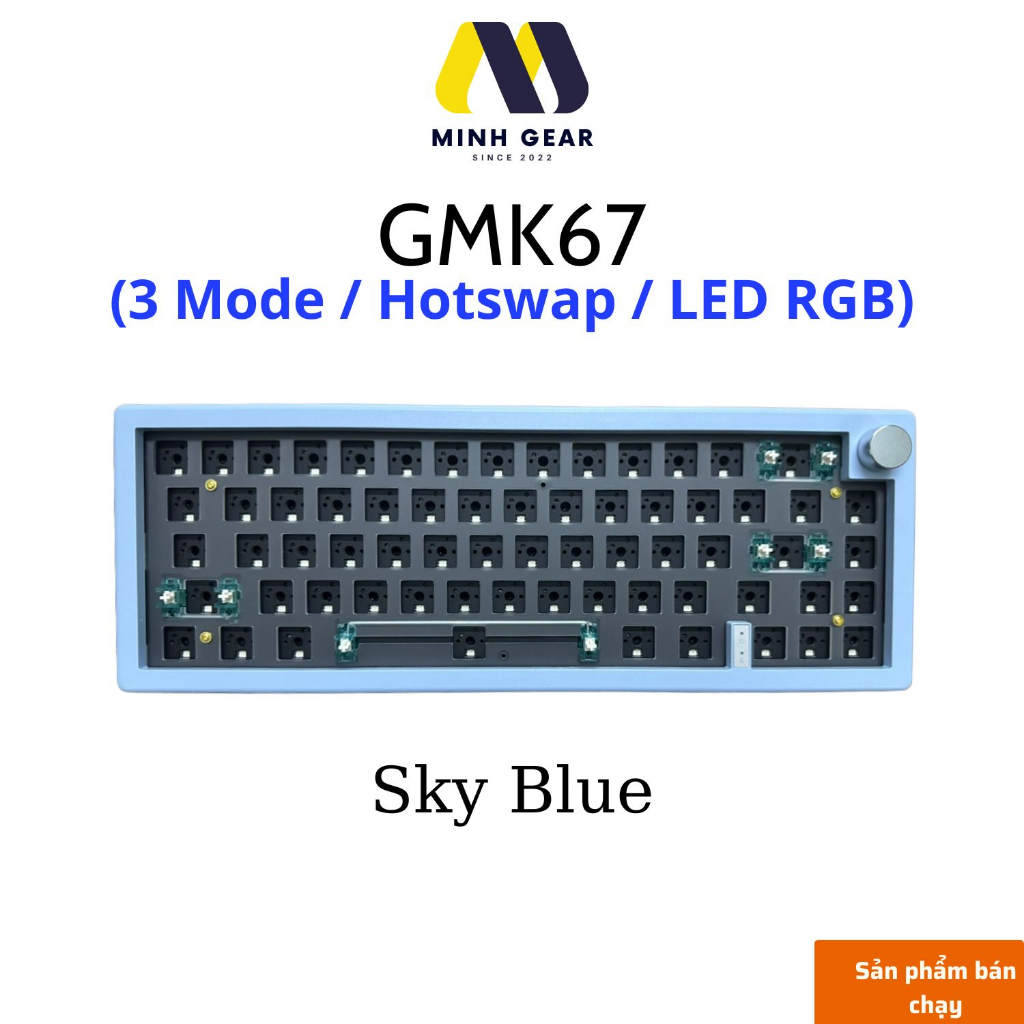Kit bàn phím cơ GMK67 / GMK67S Mạch Xuôi, Gasket Mount (Bluetooth 5.0 ...