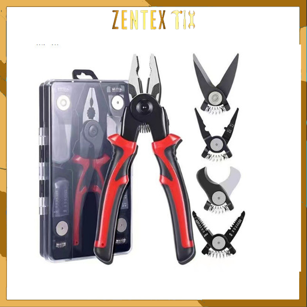 Kìm đa năng Zentex 5 đầu thay thế thép cao cấp | Shopee Việt Nam