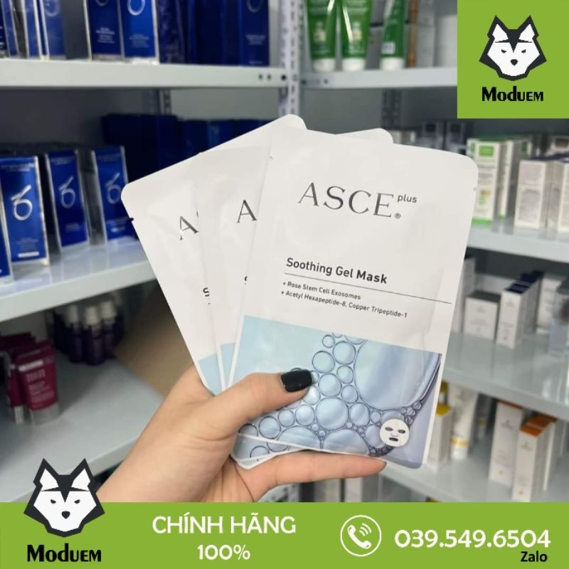 [ Hàng Cty] Mask ASCE plus Soothing Gel mặt nạ siêu phục hồi, làm mát ...