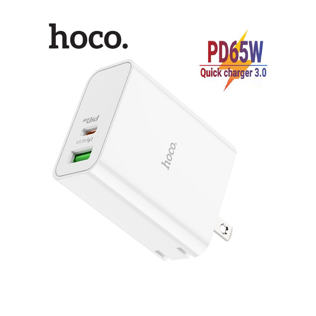 Củ sạc nhanh 3A/PD65W Hoco C113 chân dẹt gập 1 cổng USB/ Type-C chất ...