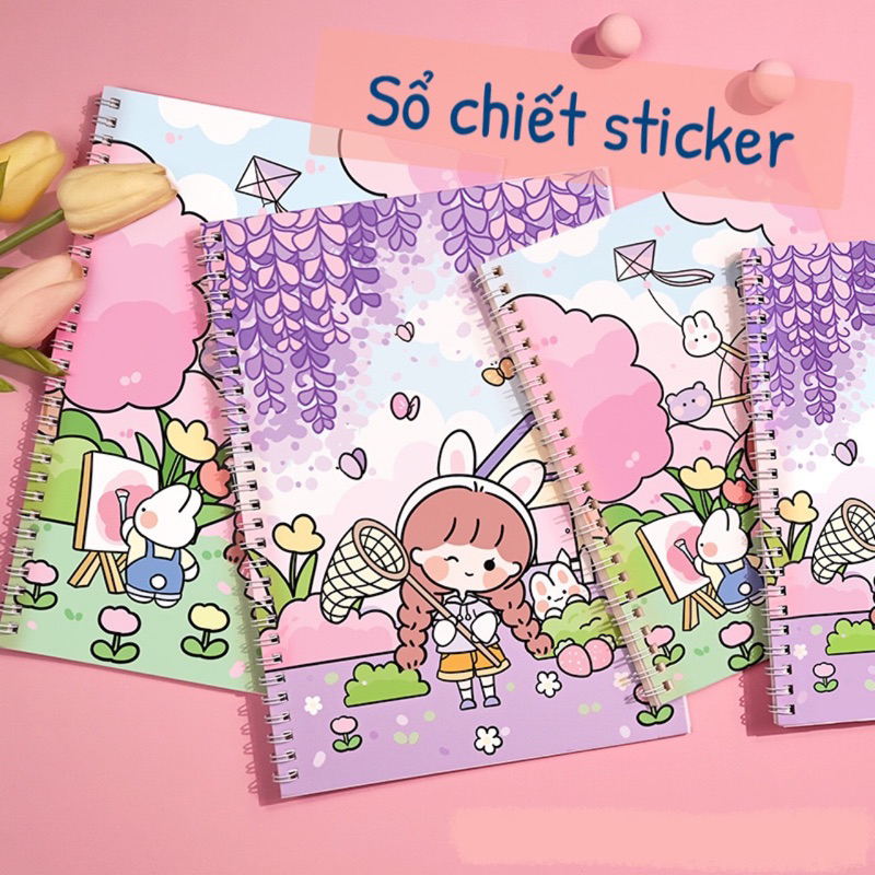 Sổ chiết lưu trữ Washi tape, Sticker A5/60trang - Tiệm Ốc Sột-ST035 ...