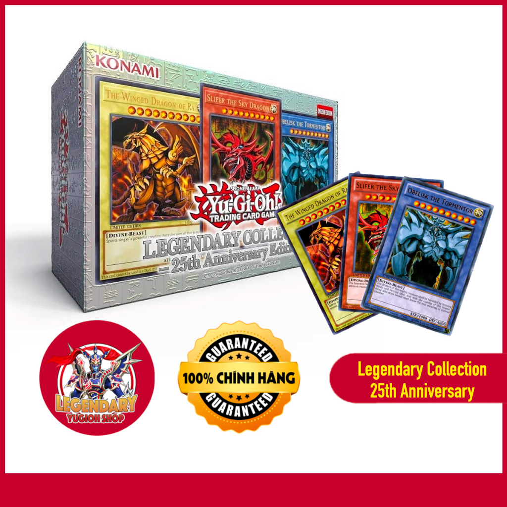 [Hộp Bài Yugioh Chính Hãng] Yugioh Legendary Collection: 25th Anniversary Edition - LC01 Phiên ...
