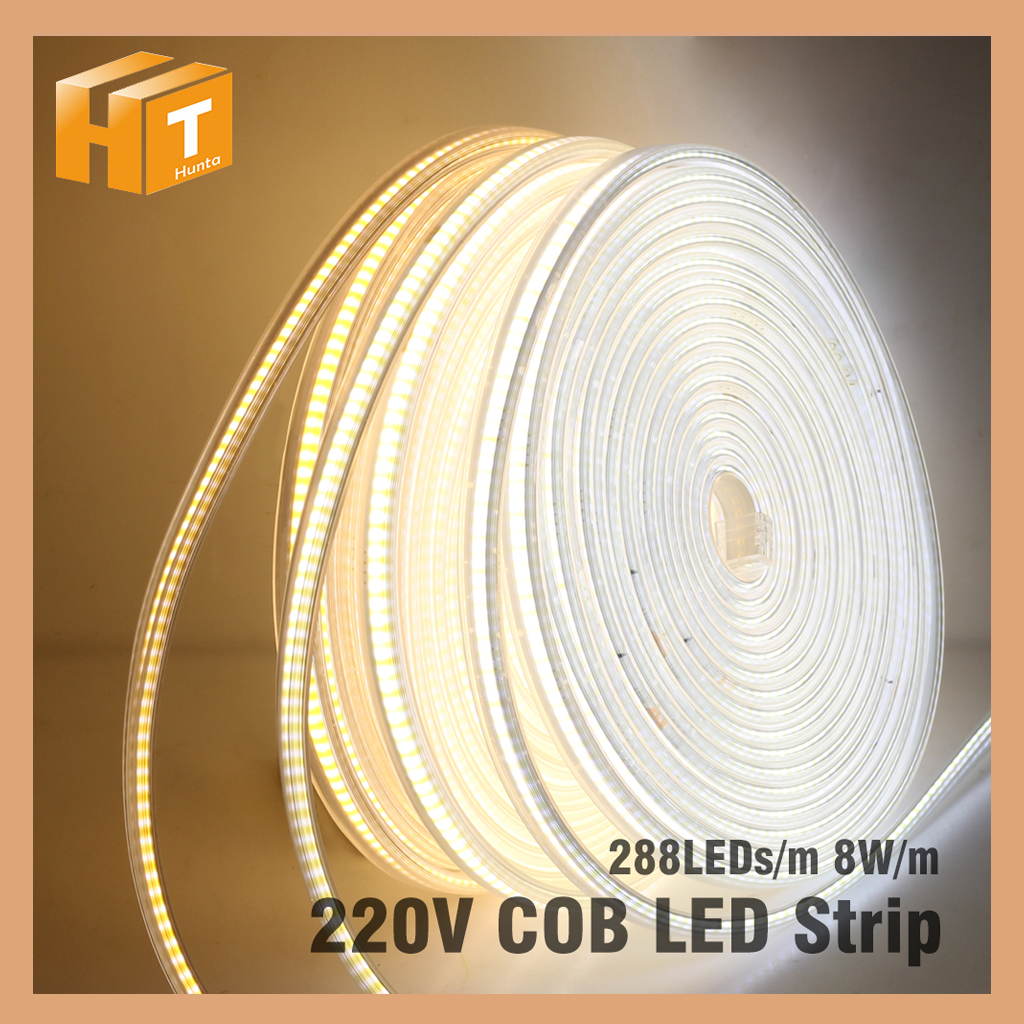 Dây Đèn Led led dây 220v SMD 2835 288 Led/m 8W, Led dán siêu sáng giá ...