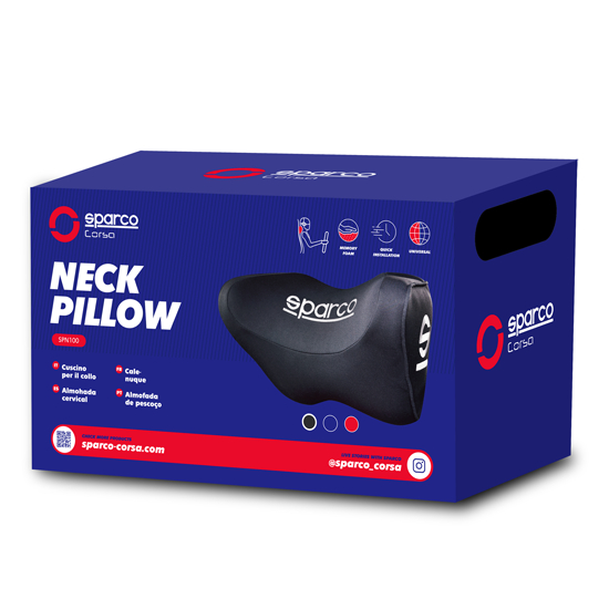 Gối tựa đầu cho xe ô tô Sparco NECK PILLOW SPN100 | Shopee Việt Nam
