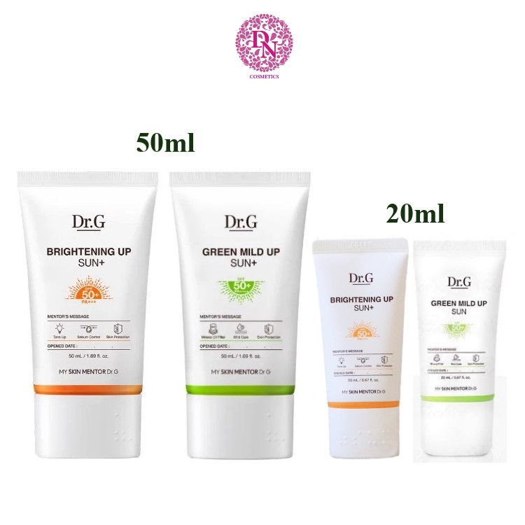 Kem chống nắng Dr.G Brightening Green Mild Up Sun+ SPF50+ PA++++ | Shopee Việt Nam
