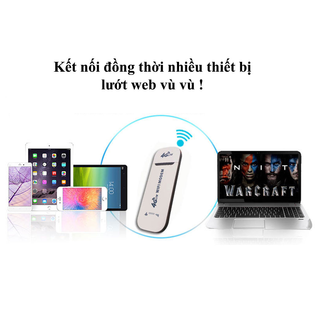 Bộ phát sóng wifi từ sim 4G PIX-LINK USB Modem, USB phát Wifi từ Sim 4G ...