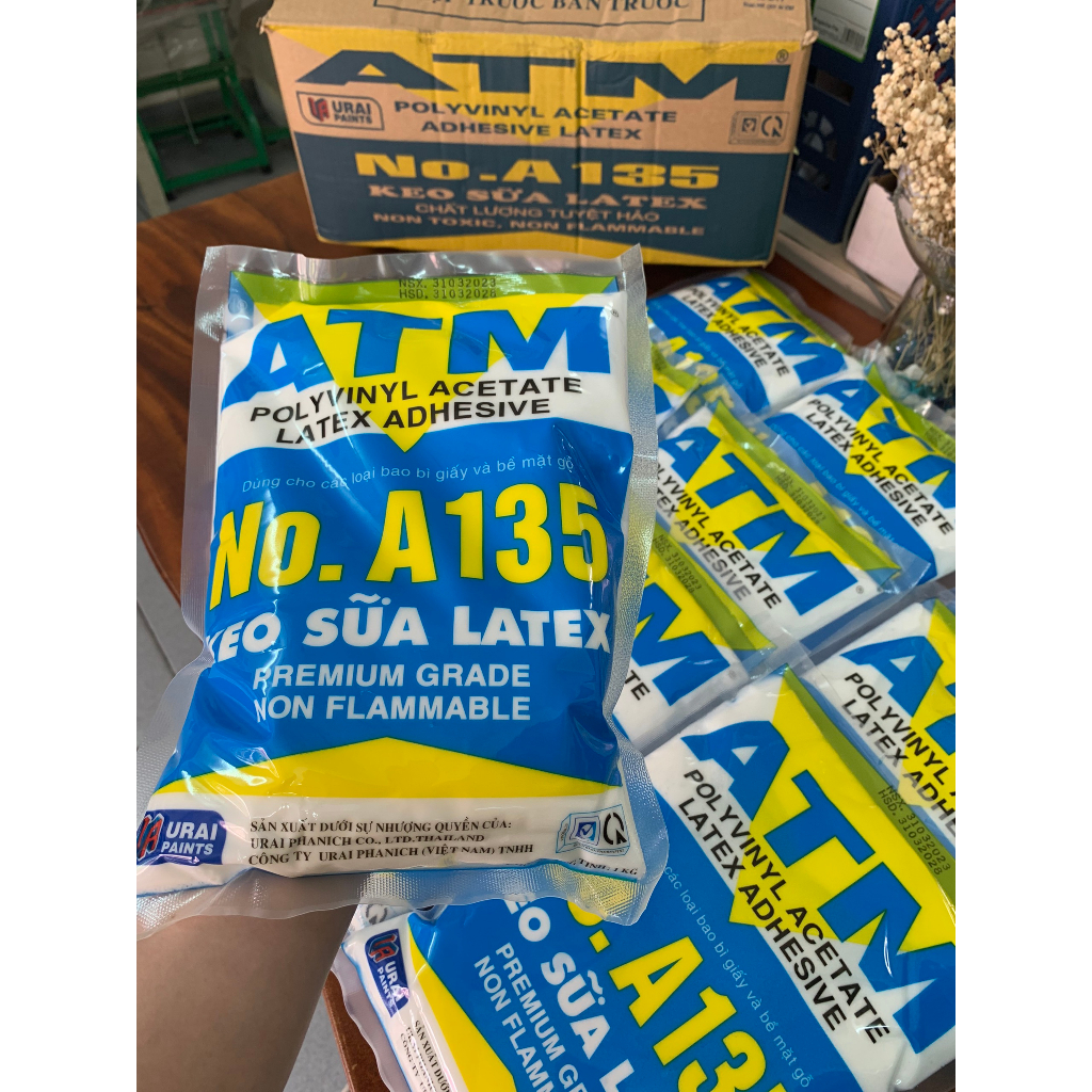 Keo sữa Latex ATM No A135 Bịch 1kg | Shopee Việt Nam