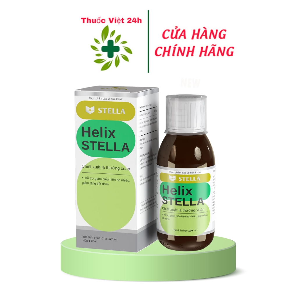 Helix Stella - Hỗ Trợ Giảm Ho, Đau Rát Họng - Chai 120ml - ThuocViet24h ...