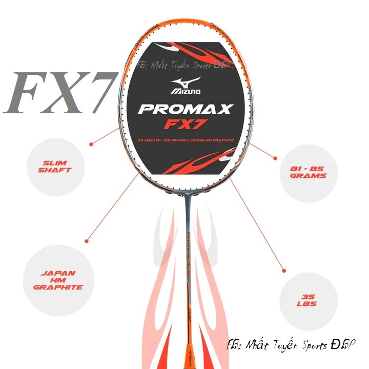 Vợt cầu lông Mizuno Promax FX7 (chính hãng) | Shopee Việt Nam