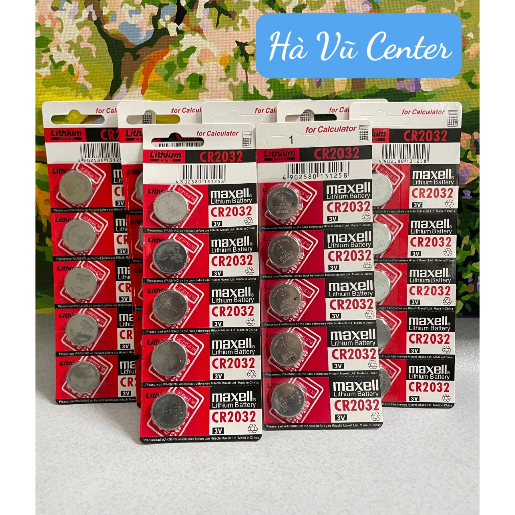 PIN CMOS CR2032 3V MAXELL (5 CỤC/VĨ) | Shopee Việt Nam