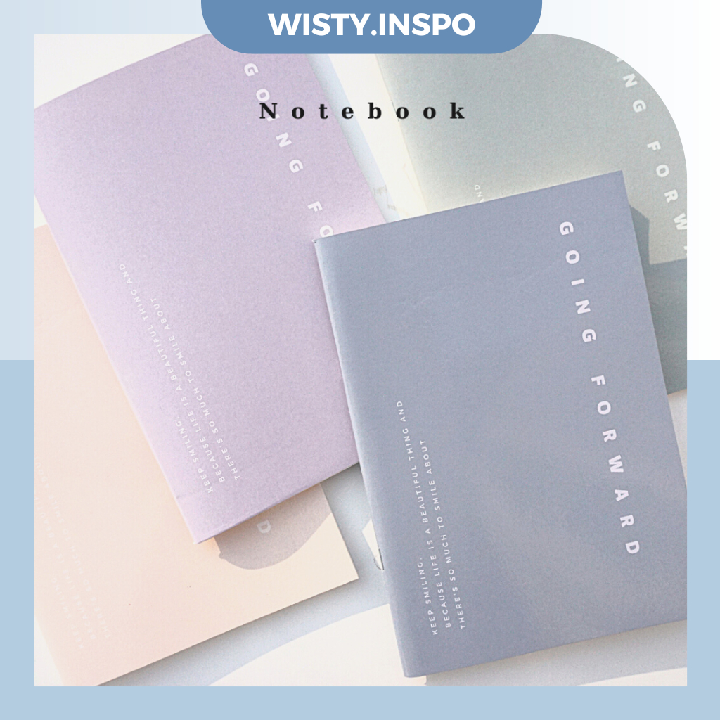 Tập vở học sinh B5 họa tiết chữ Going Forward 80gsm ruột kẻ ngang-ô ...