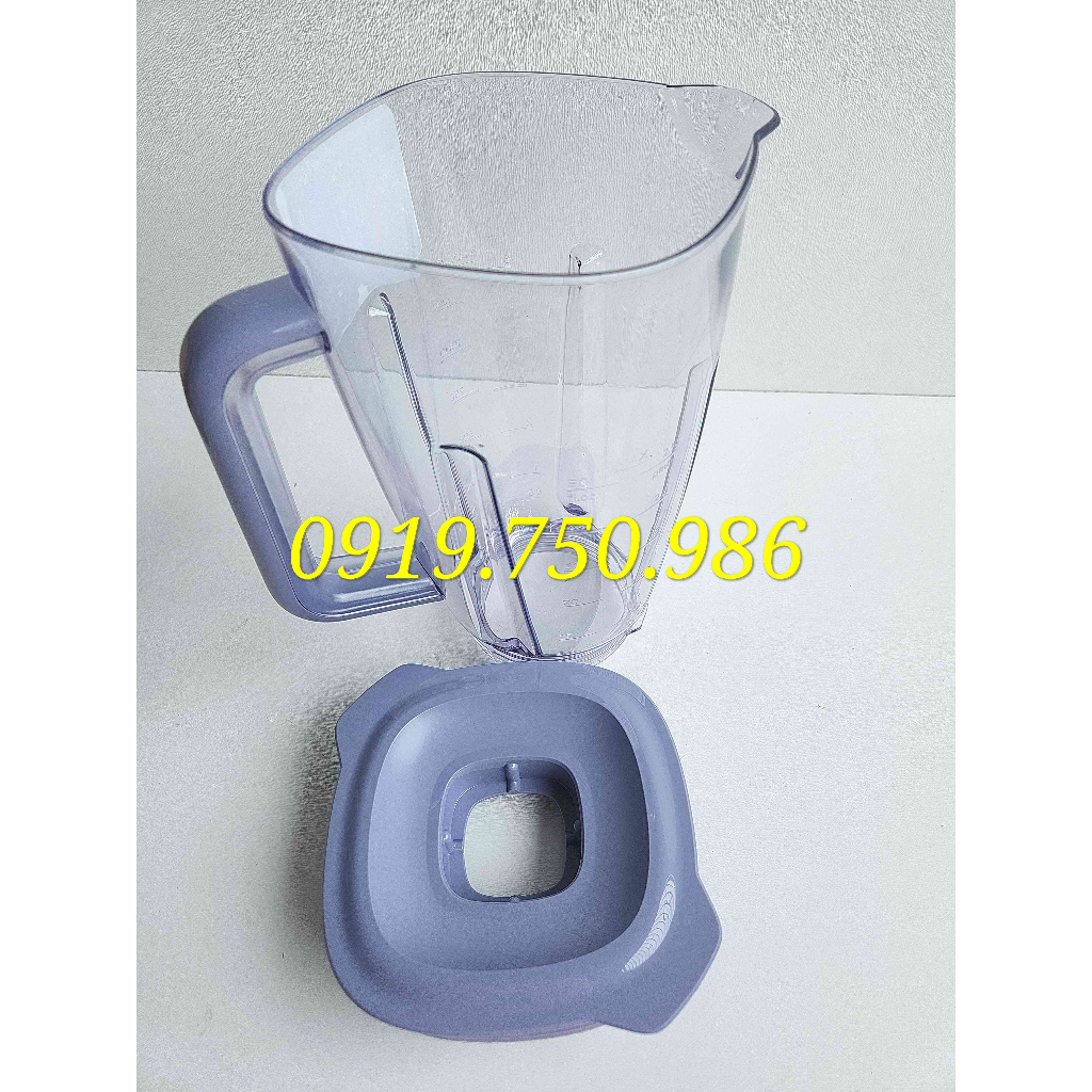 Ly sinh tố - cối lớn bằng nhựa không dao kèm nắp chính máy xay philips ...