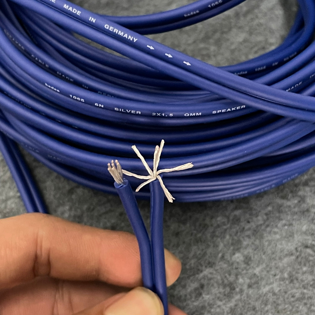 Dây loa Bedea made in Germany. Lõi mạ bạc 2x1.5mm Rất hay cho ae cải ...