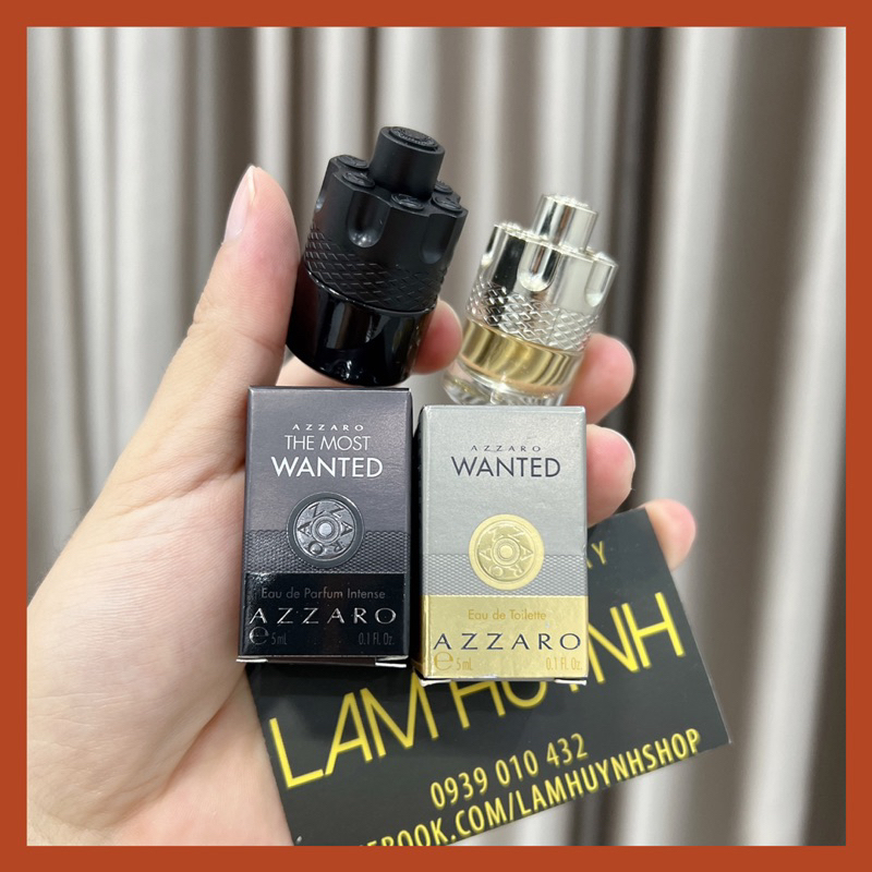 Nước hoa Mini AZZARO THE MOST WANTED EDP Intense 5ml | Shopee Việt Nam