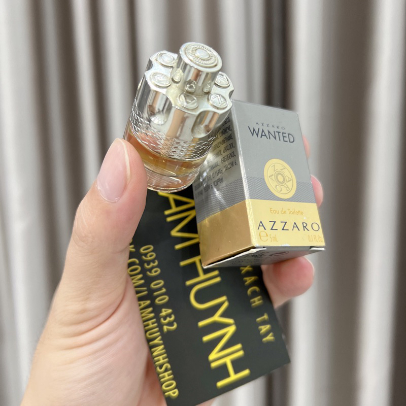 Nước hoa Mini AZZARO THE MOST WANTED EDP Intense 5ml | Shopee Việt Nam