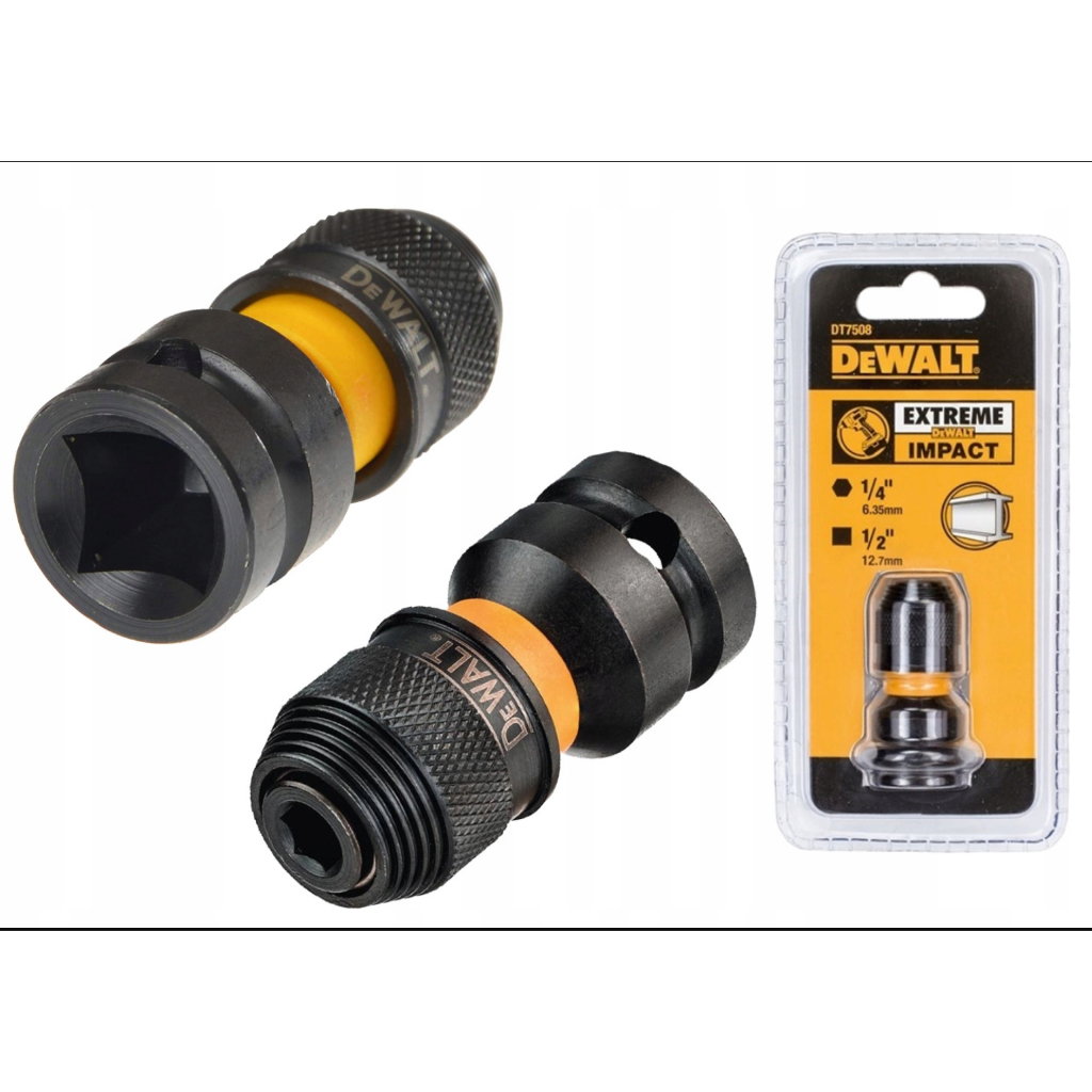 Đầu chuyển Bulong 1/2 sang vít 1/4 - DeWalt DT7508 1/2in Drive to 1/4in ...