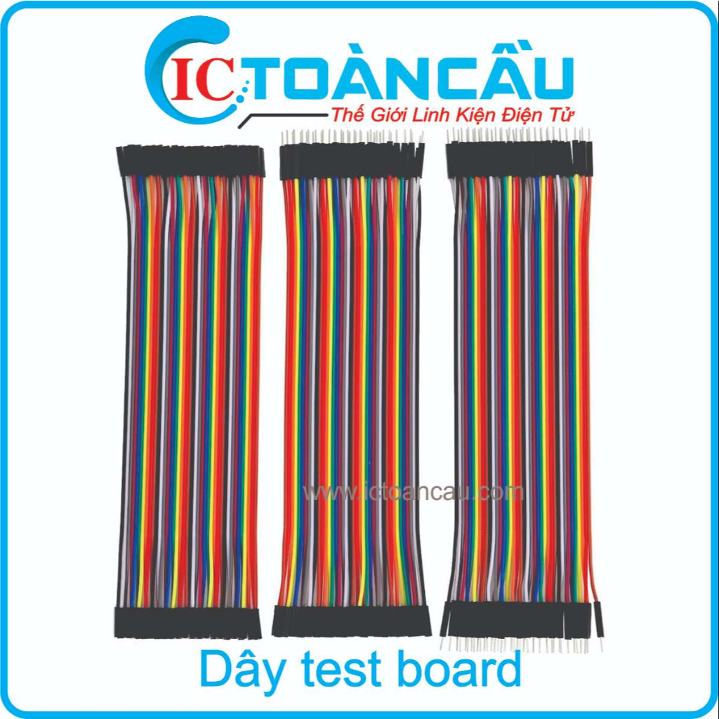 COMBO 10 SỢI Dây Cắm Test Board sợi đồng chất lượng cao, dài 10cm 15cm ...