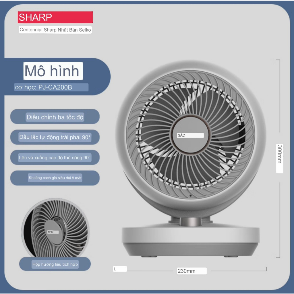 Quạt điện (SHARP) ,Quạt Khuyếch tán tinh dầu thơm phòng,Quạt Sharp khử ...