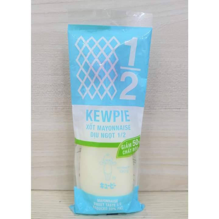 Xốt mayonnaise ÍT BÉO ít calo Kewpie chai 130gr-300gr (sốt mayo dịu ...