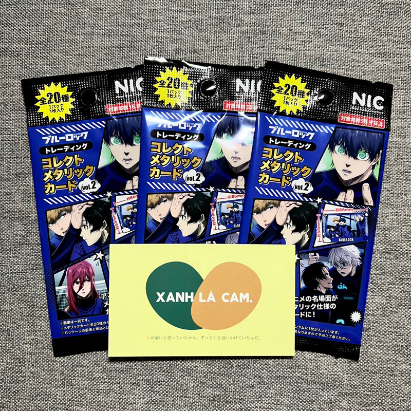 [CÓ SẴN] Thẻ bài METALIC CARD Blue Lock Vol.2 | Shopee Việt Nam