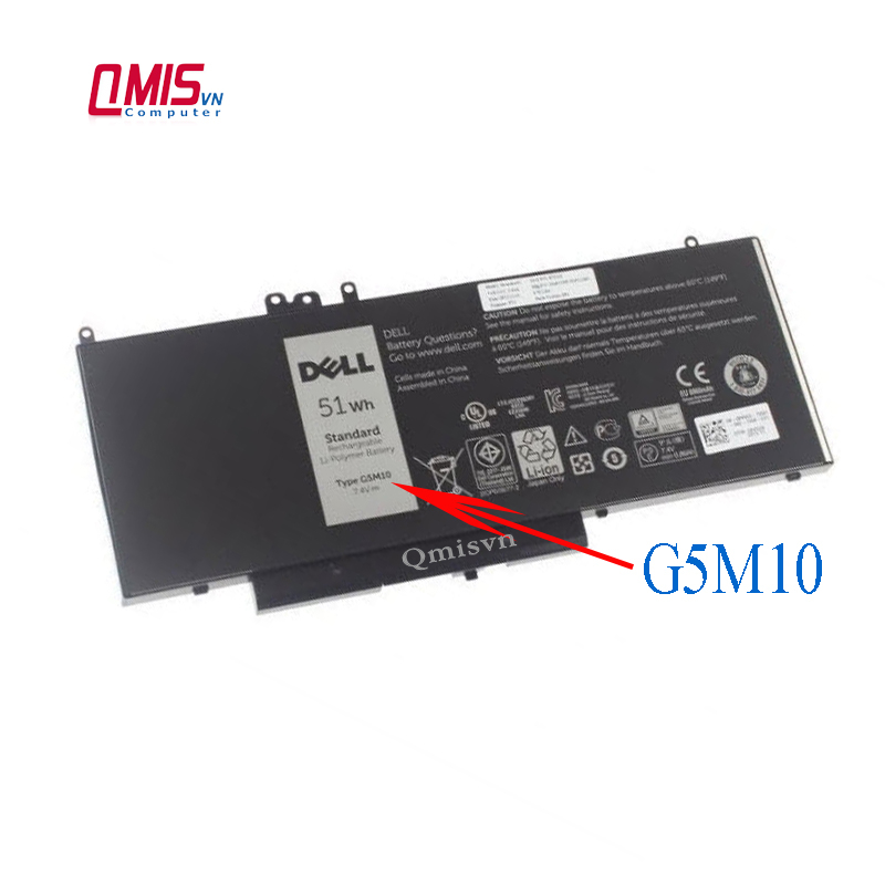 Pin laptop Dell Latitude E5450 E5550 5450 5550, G5M10 – E5450 DÀI 51WH ...