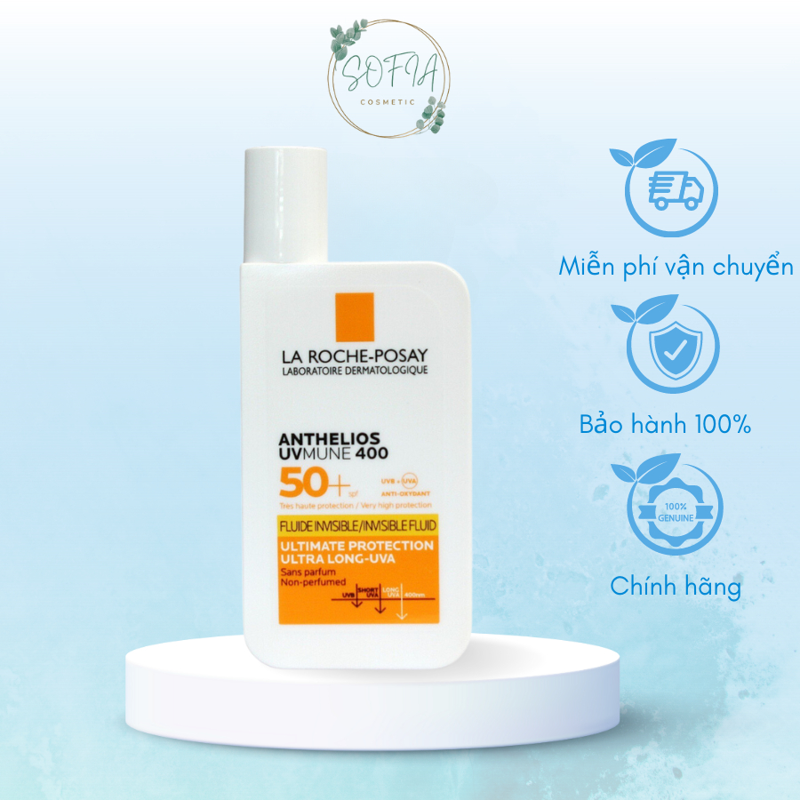 Sữa Chống Nắng La Roche Posay Không Nhờn Rít Spf 50 50ml Anthelios