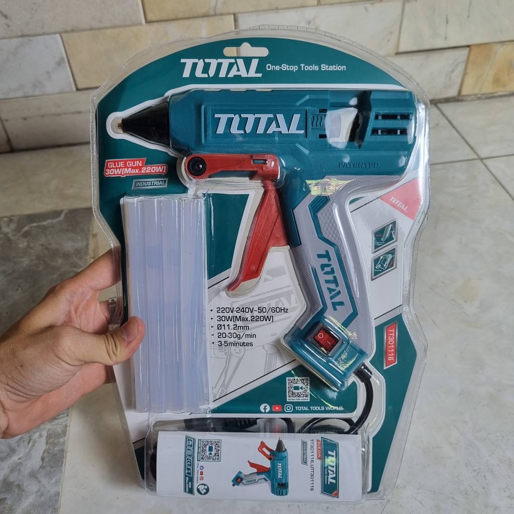 SÚNG BẮN KEO NẾN TOTAL TT301116 [CHÍNH HÃNG] BẮN KEO TOTAL 220W [RẺ ...