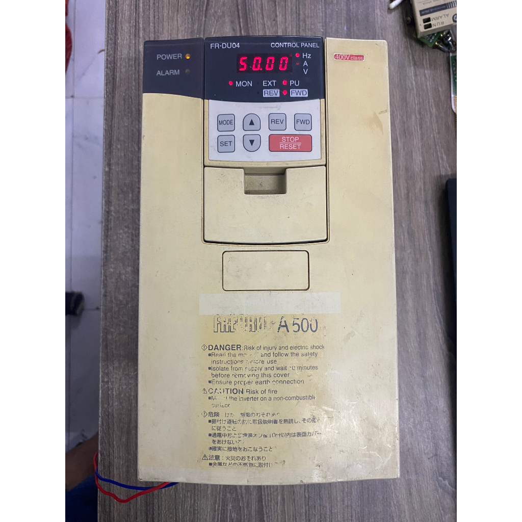 Biến tần MITSUBISHI FR-A540-2.2K nguồn 380VAC công suất 2.2kW tháo máy ...