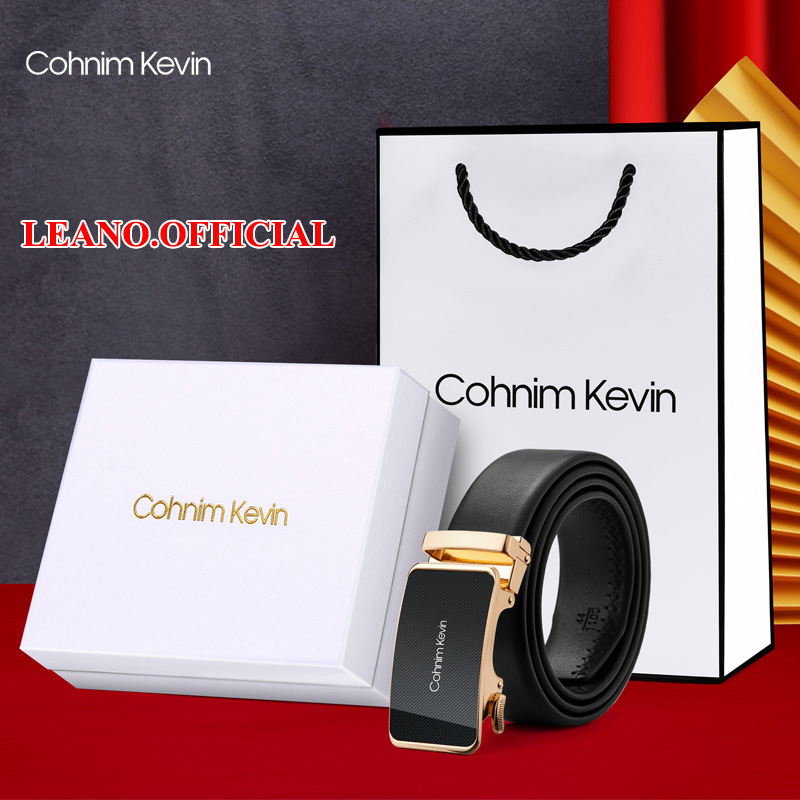 Thắt lưng nam da bò cao cấp Cohim kevin, Dây nịt nam da bò nguyên tấm ...