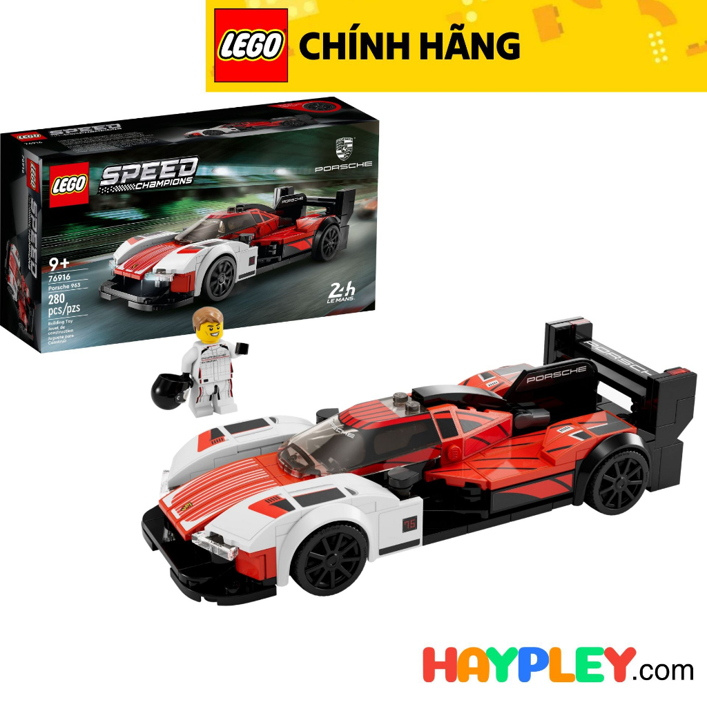 LEGO 76916 Siêu xe Porsche 963 - Speed Champions - Haypley | Shopee ...
