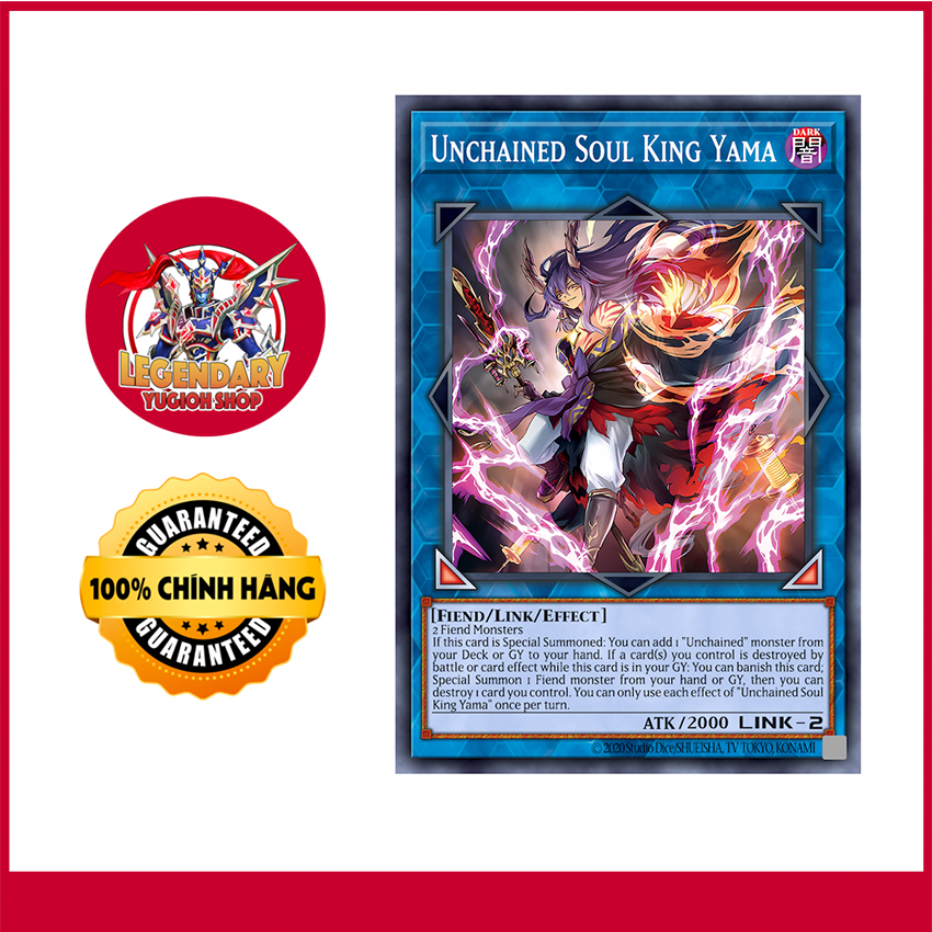 [Thẻ Bài Yugioh Chính Hãng] Unchained Soul Lord of Yama | Shopee Việt Nam