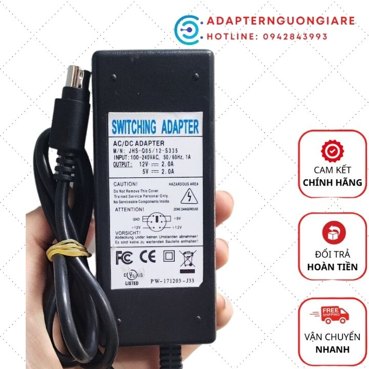 Bộ chuyển đổi nguồn JHS-Q05/12-S33 5, 12v 2a/5v 2a | Shopee Việt Nam