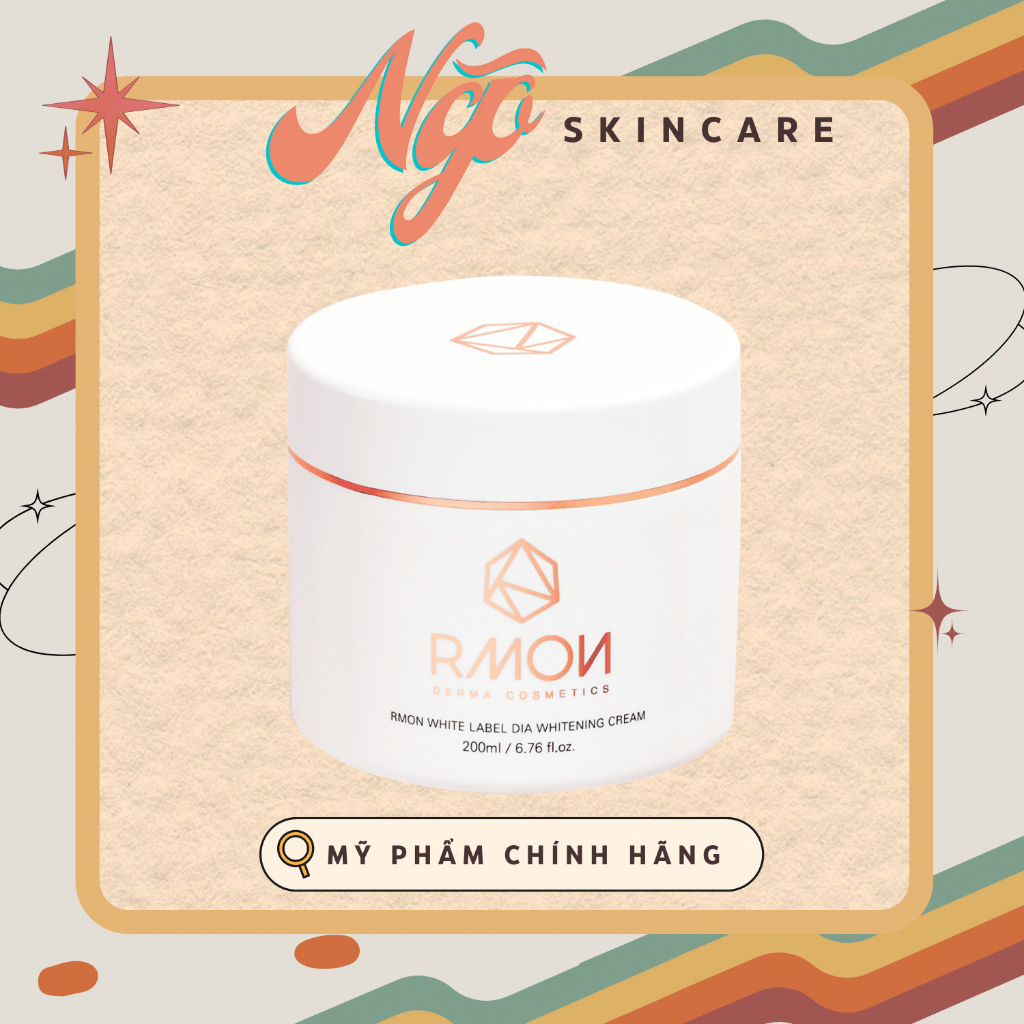 Kem Dưỡng Trắng Da Body Rmon White Label Dia Whitening - 200ml | Shopee ...