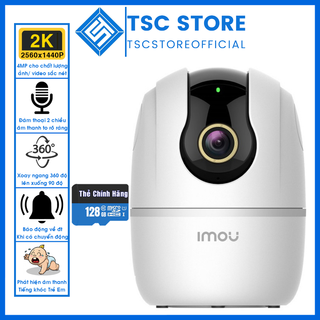 Camera IP WIFI IMOU 4MP A42 & 2MP A22 | Indoor Camera 360° | TSC STORE ...